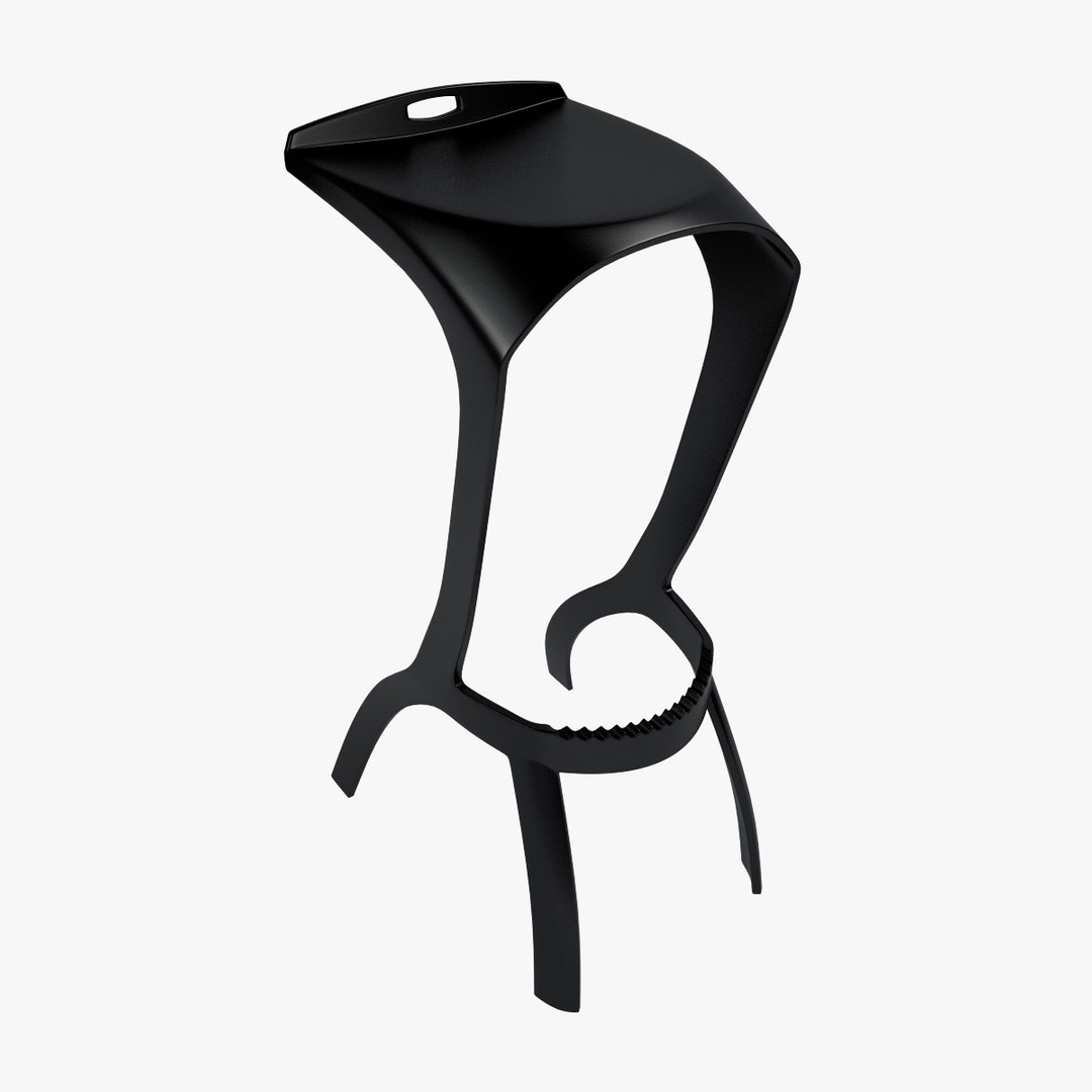 3d Jaws Bar Stool Model