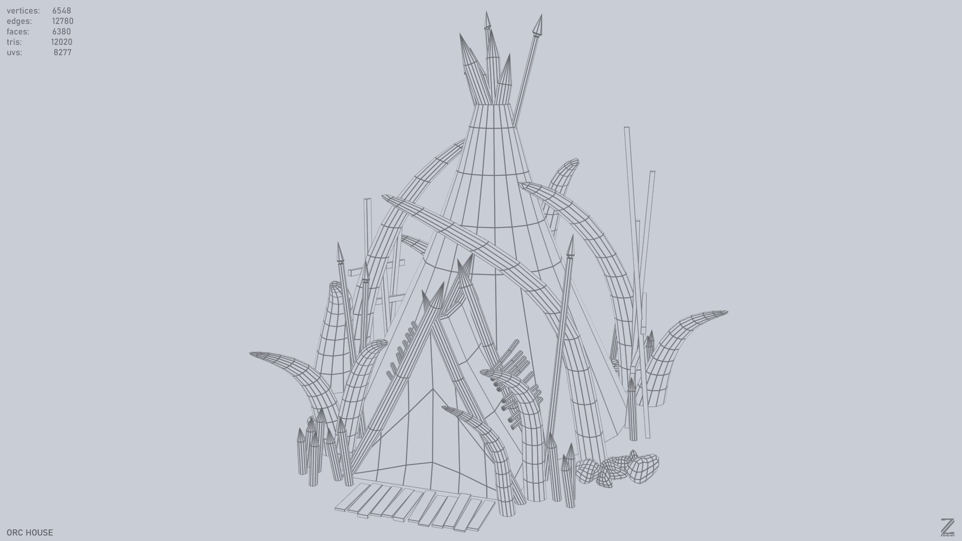 Orc House 3D - TurboSquid 2220096