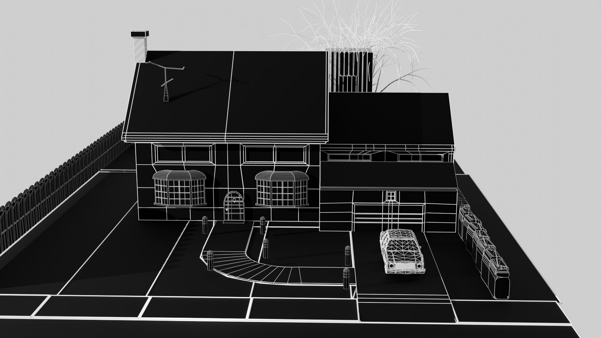 The Simpsons House 3D - TurboSquid 1955231