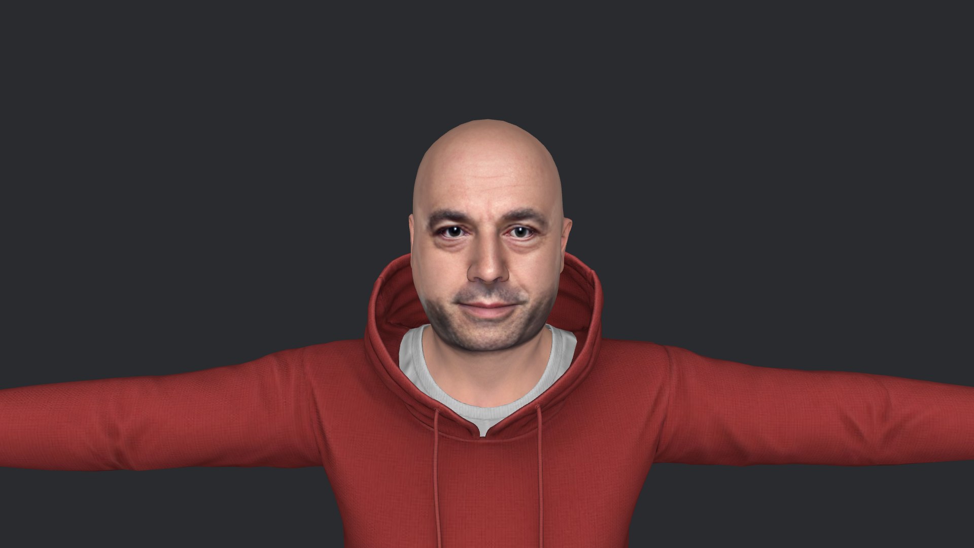 3D Joe Rogan Hyper Realistic Full Body Fully Rigged 3D Character model ...