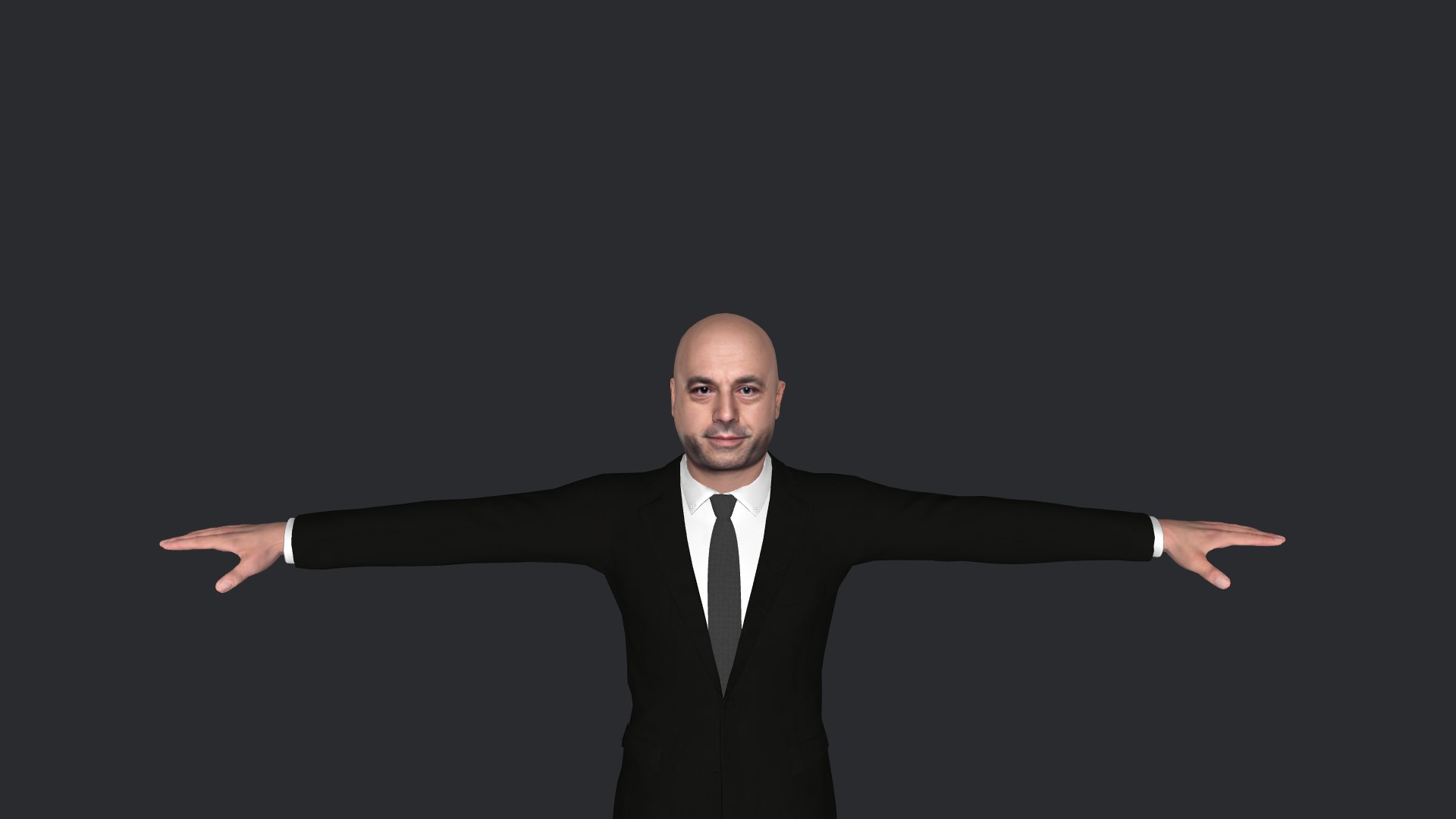 3D Joe Rogan Hyper Realistic Full Body Fully Rigged 3D Character Model ...