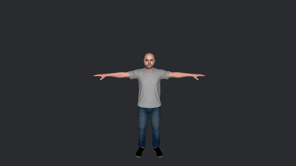modelo 3d Joe Rogan Personaje 3D hiperrealista de cuerpo completo y ...