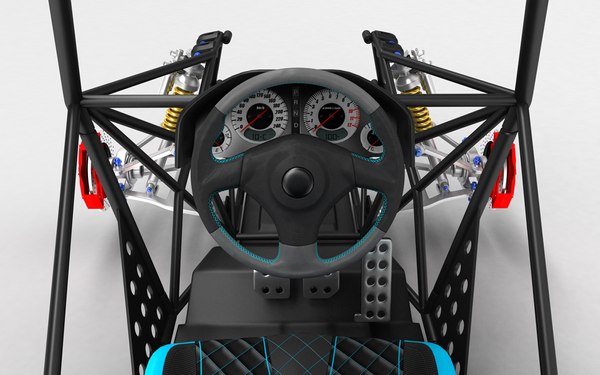 스포츠카 스켈레톤 3D 모델 - TurboSquid 1213632