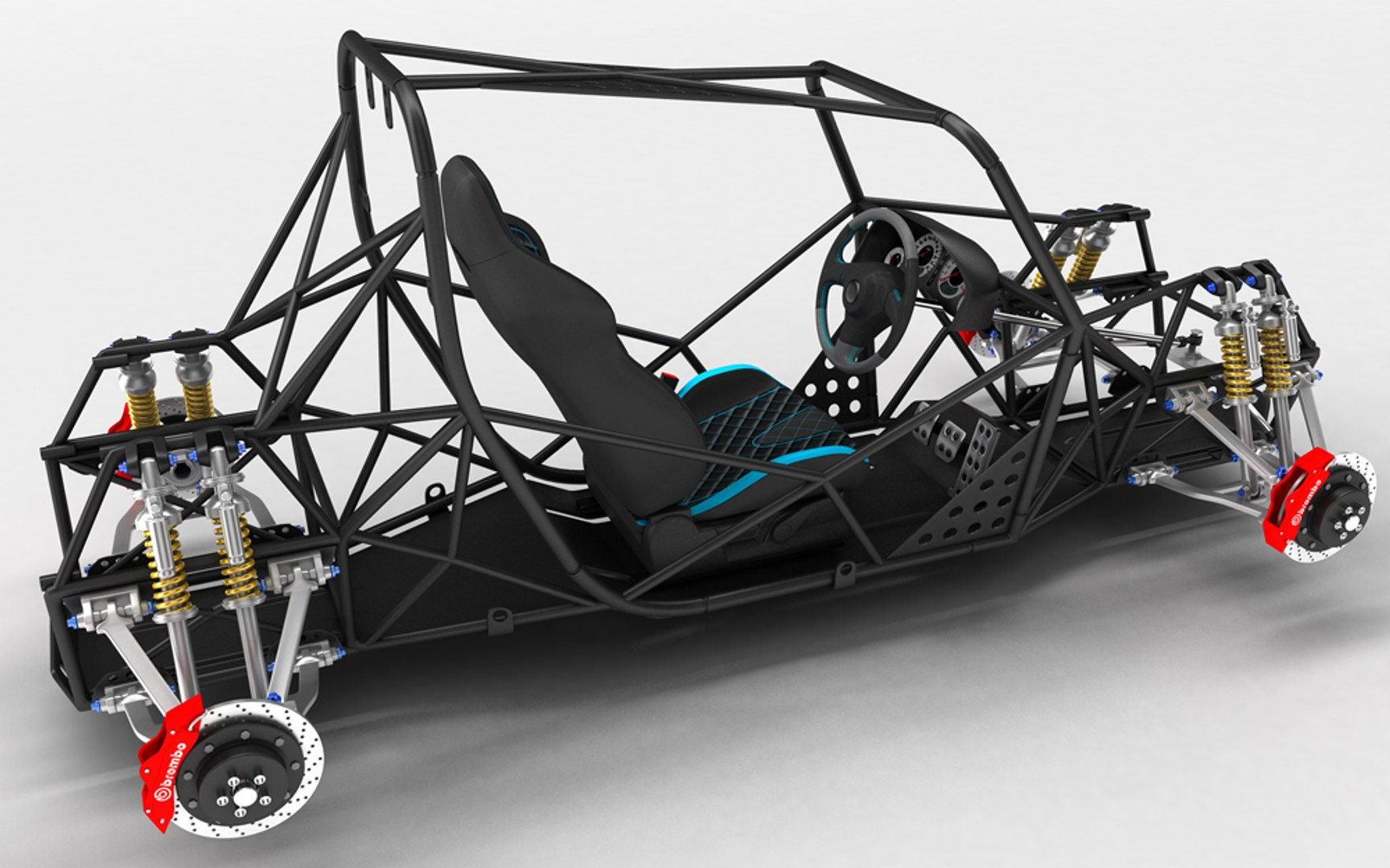 Sports Car Skeleton 3D - TurboSquid 1213632