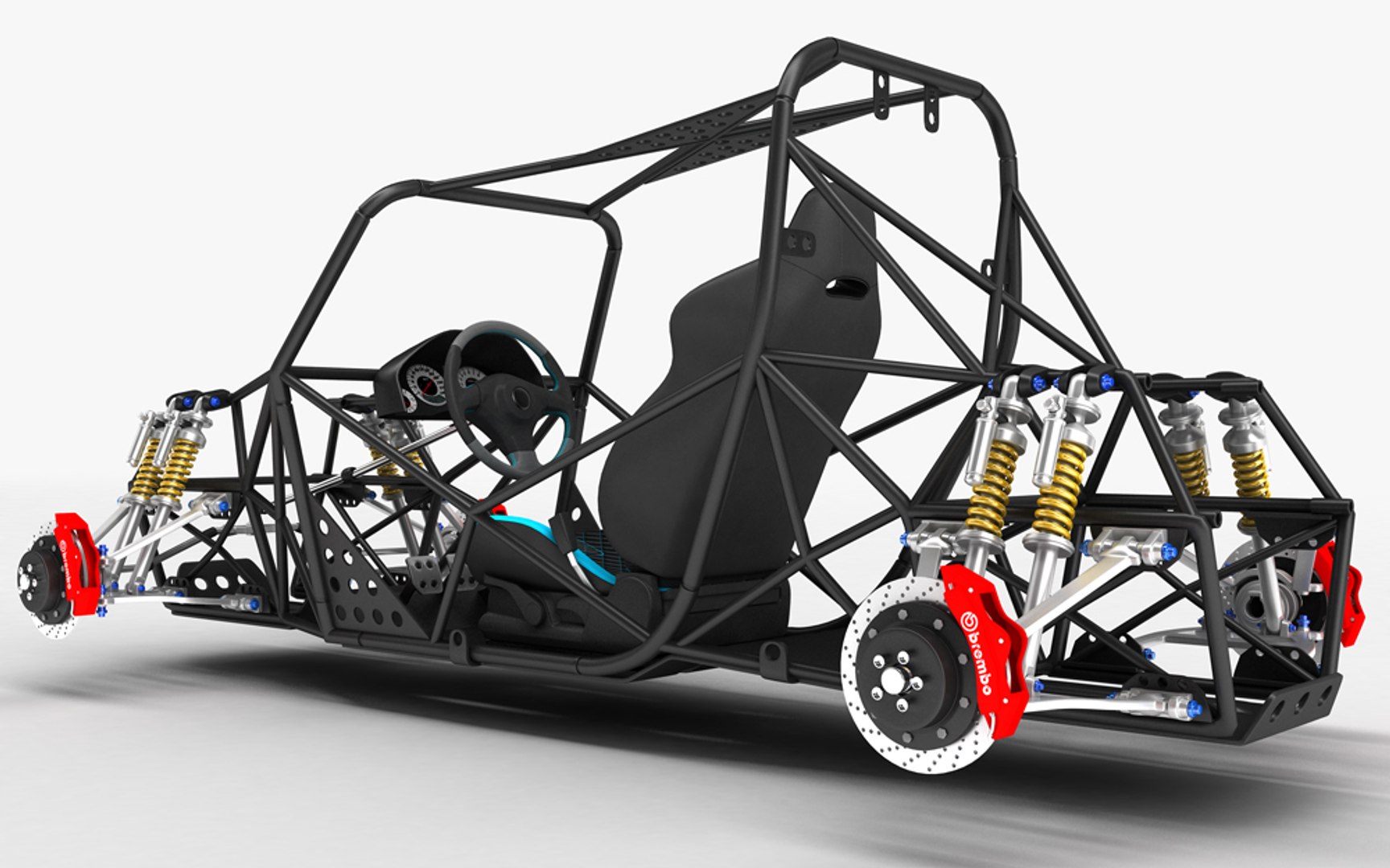 Sports Car Skeleton 3D - TurboSquid 1213632