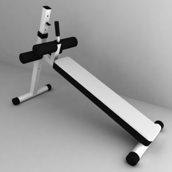 3d model gym large fitness machines