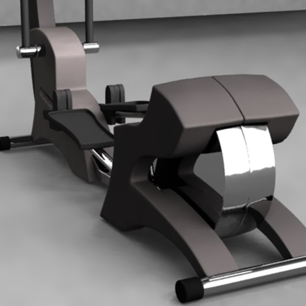 3d model gym large fitness machines