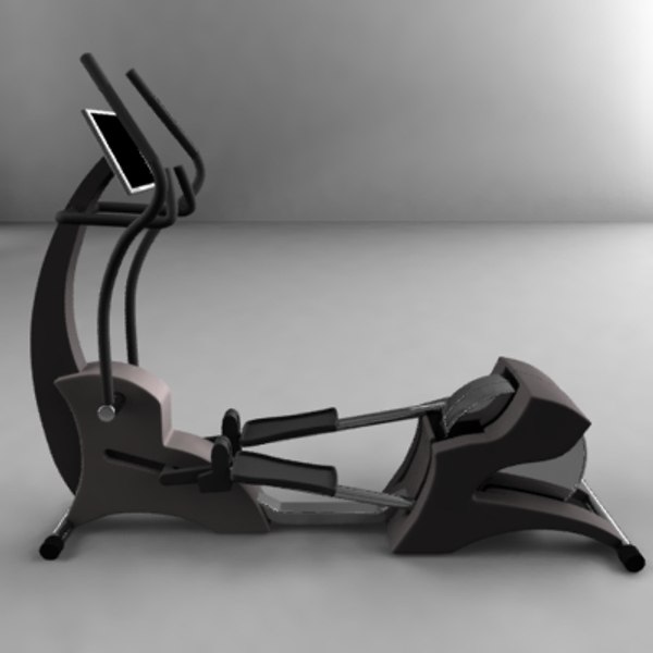 3d model gym large fitness machines