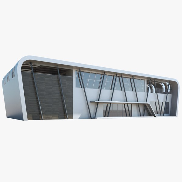 Modern warehouse 3D model - TurboSquid 1400165