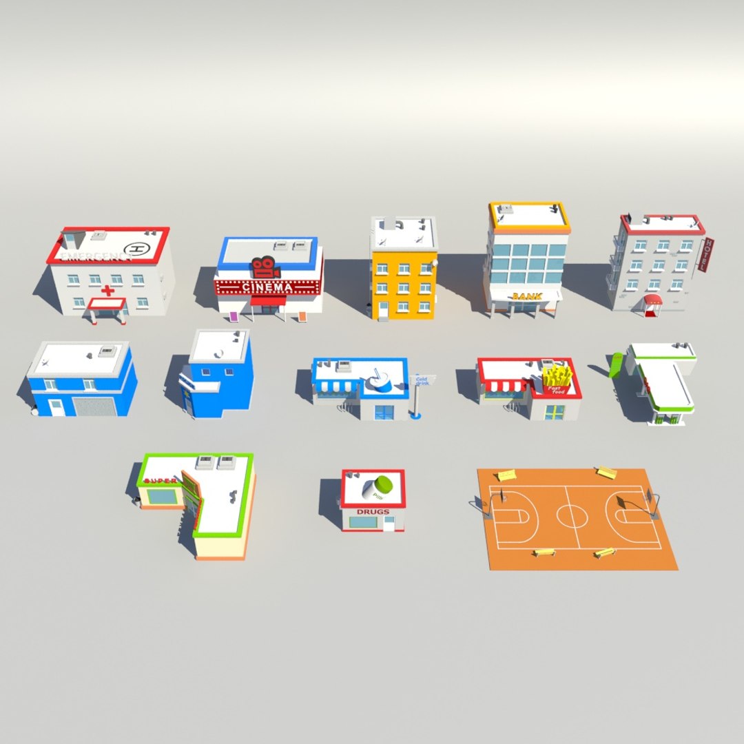 Build Pack 3d Model