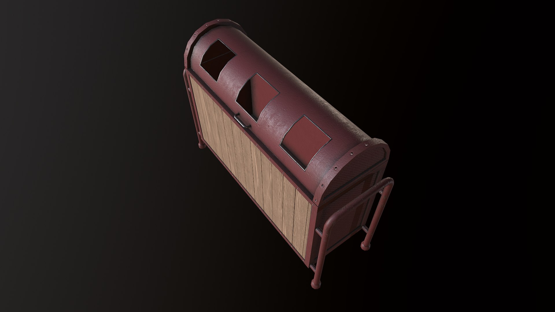 Dumpster PBR 3D Model - TurboSquid 1748843