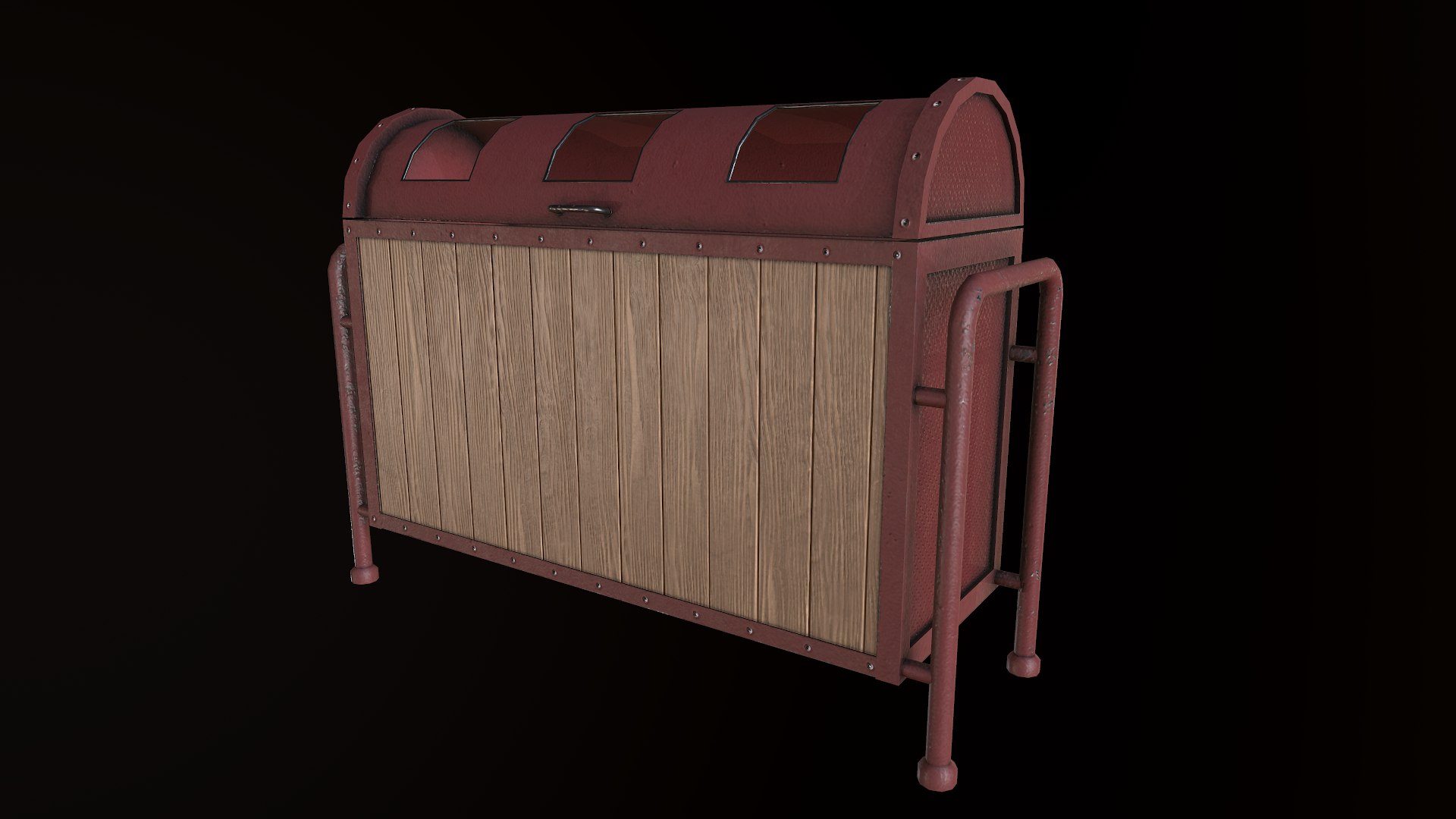 Dumpster PBR 3D Model - TurboSquid 1748843