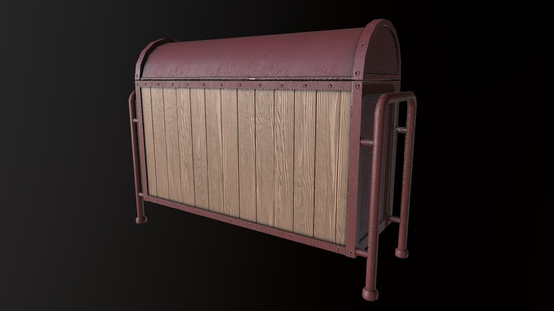 Dumpster PBR 3D Model - TurboSquid 1748843