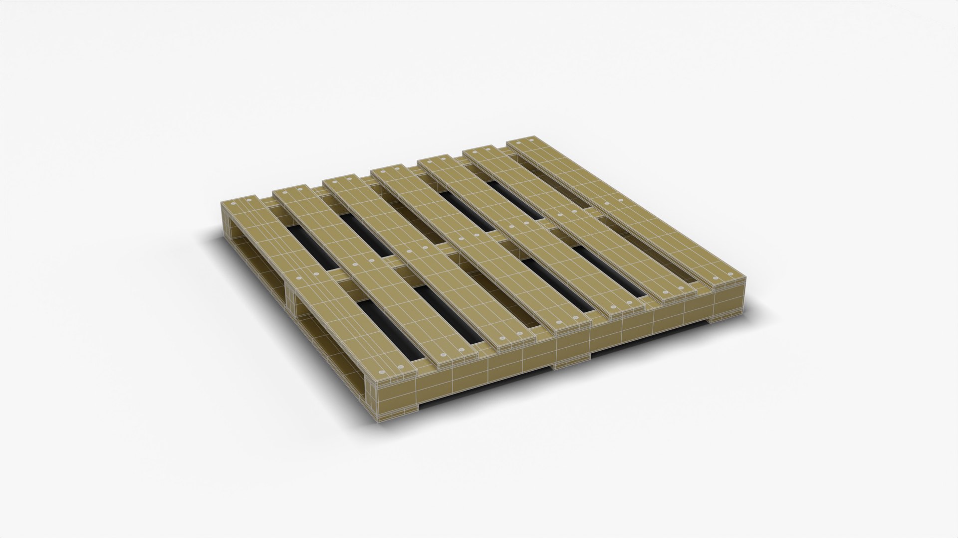 Wooden Pallet 3D Model - TurboSquid 2066375