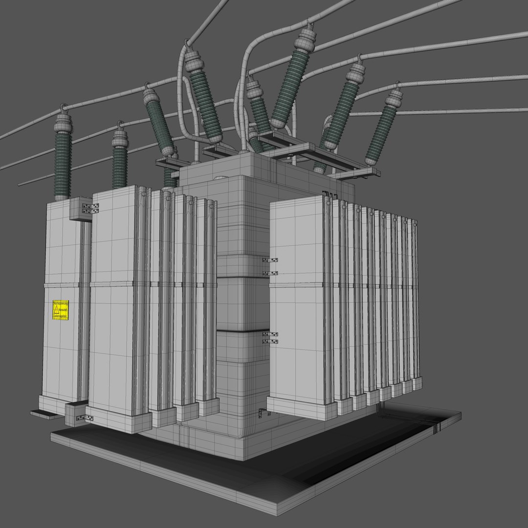 3d Components Switch Yard Sub-station Model