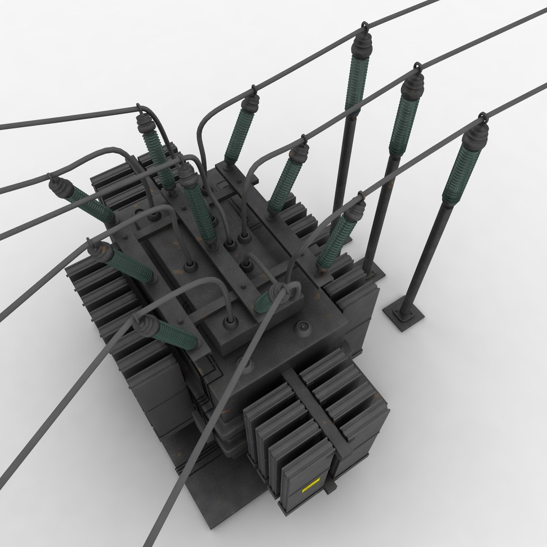 3d Components Switch Yard Sub-station Model