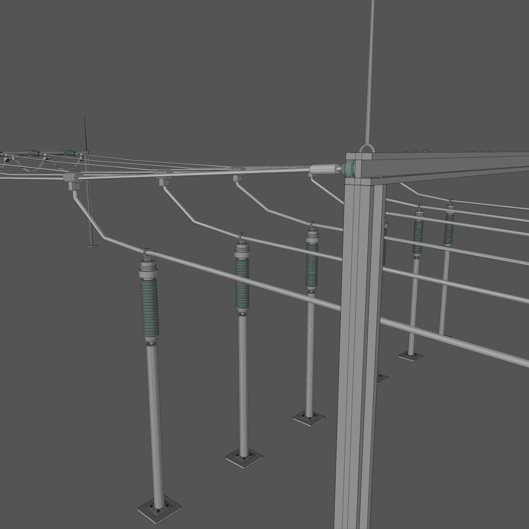 3d Components Switch Yard Sub-station Model