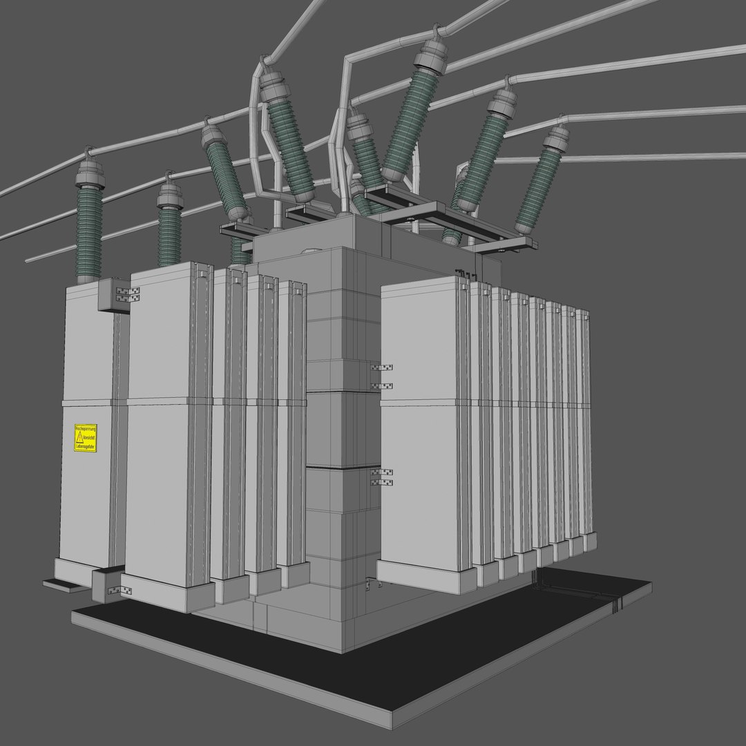 3d Components Switch Yard Sub-station Model