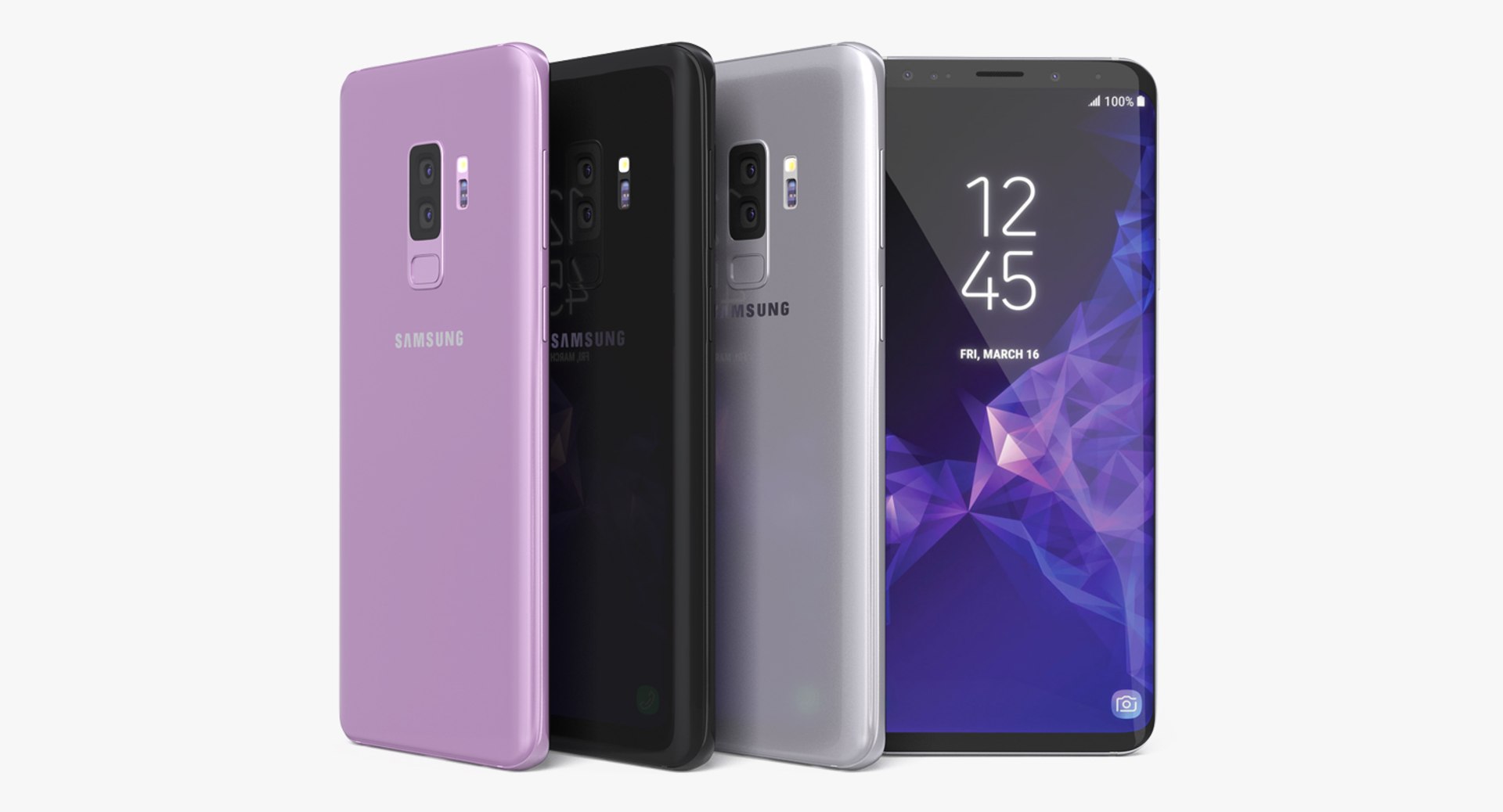 Samsung Galaxy S9 Set Design 3D Model - TurboSquid 1275406