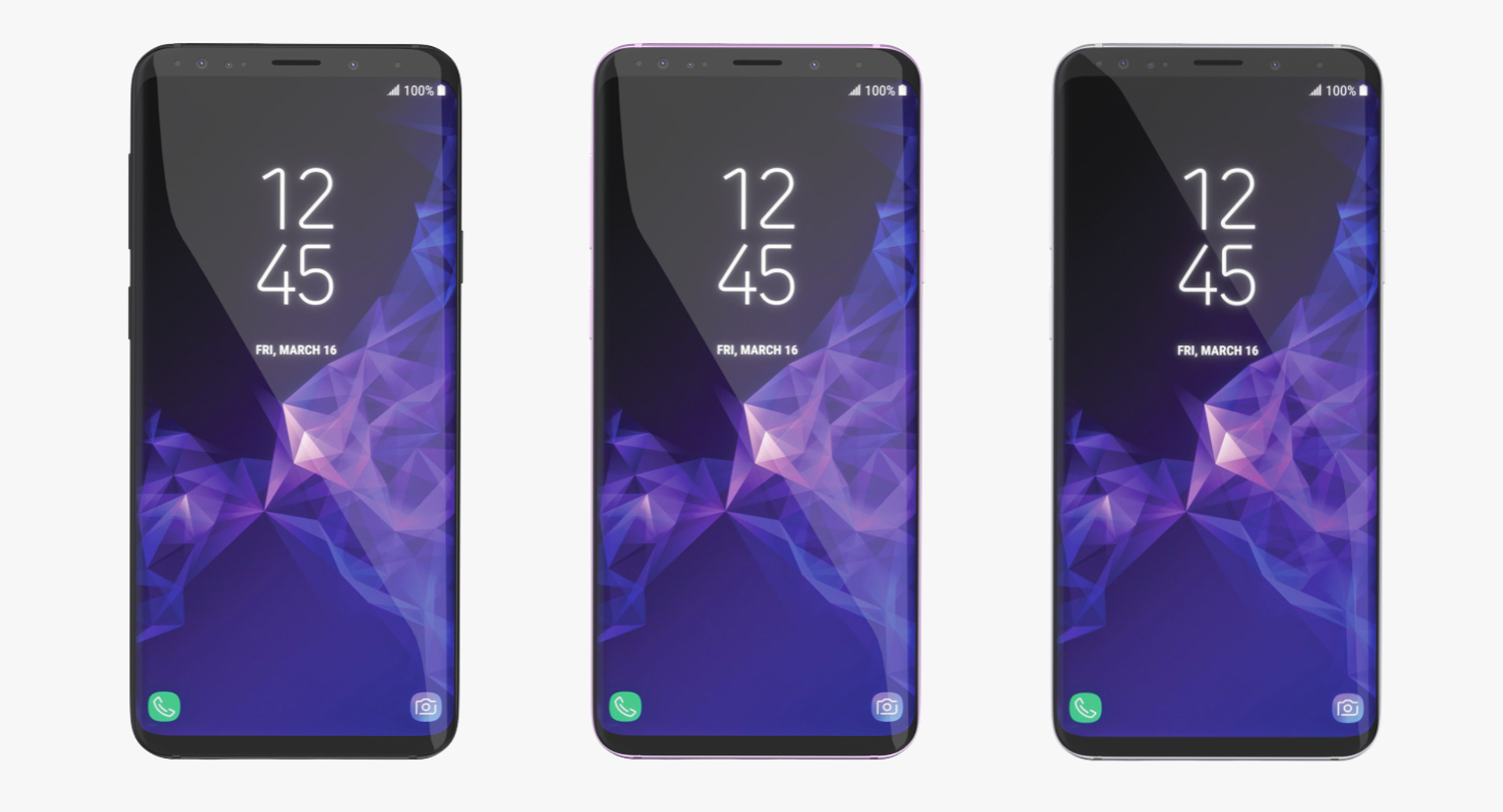 Samsung Galaxy S9 Set Design 3D Model - TurboSquid 1275406
