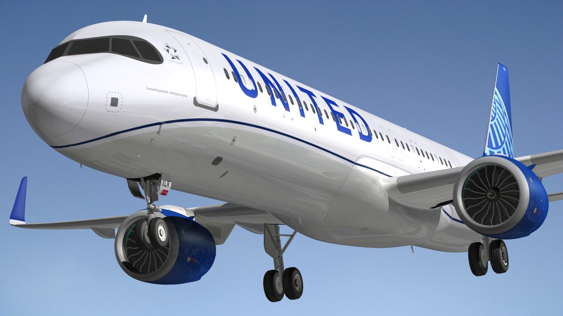 Airbus A321 XLR United Airlines Model - TurboSquid 2161802