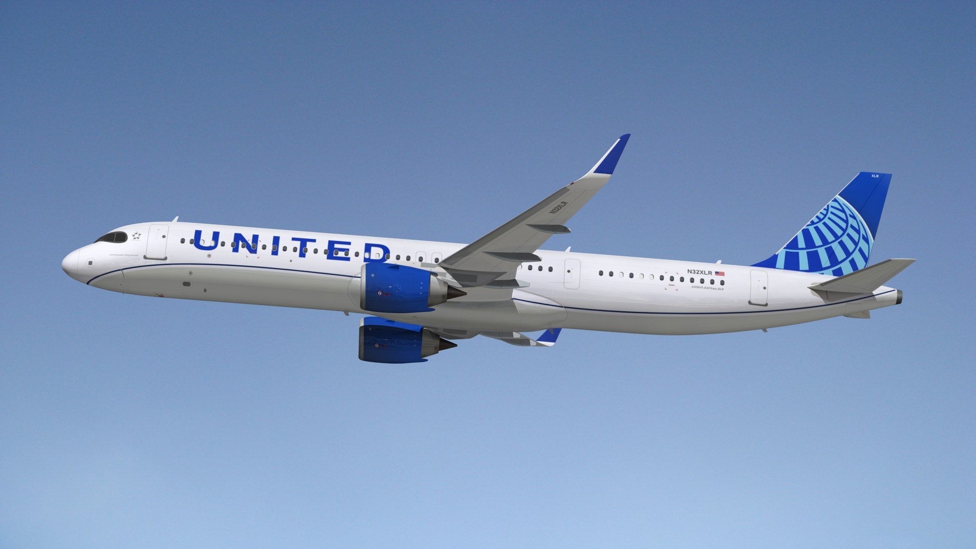 Airbus A321 XLR United Airlines Model - TurboSquid 2161802
