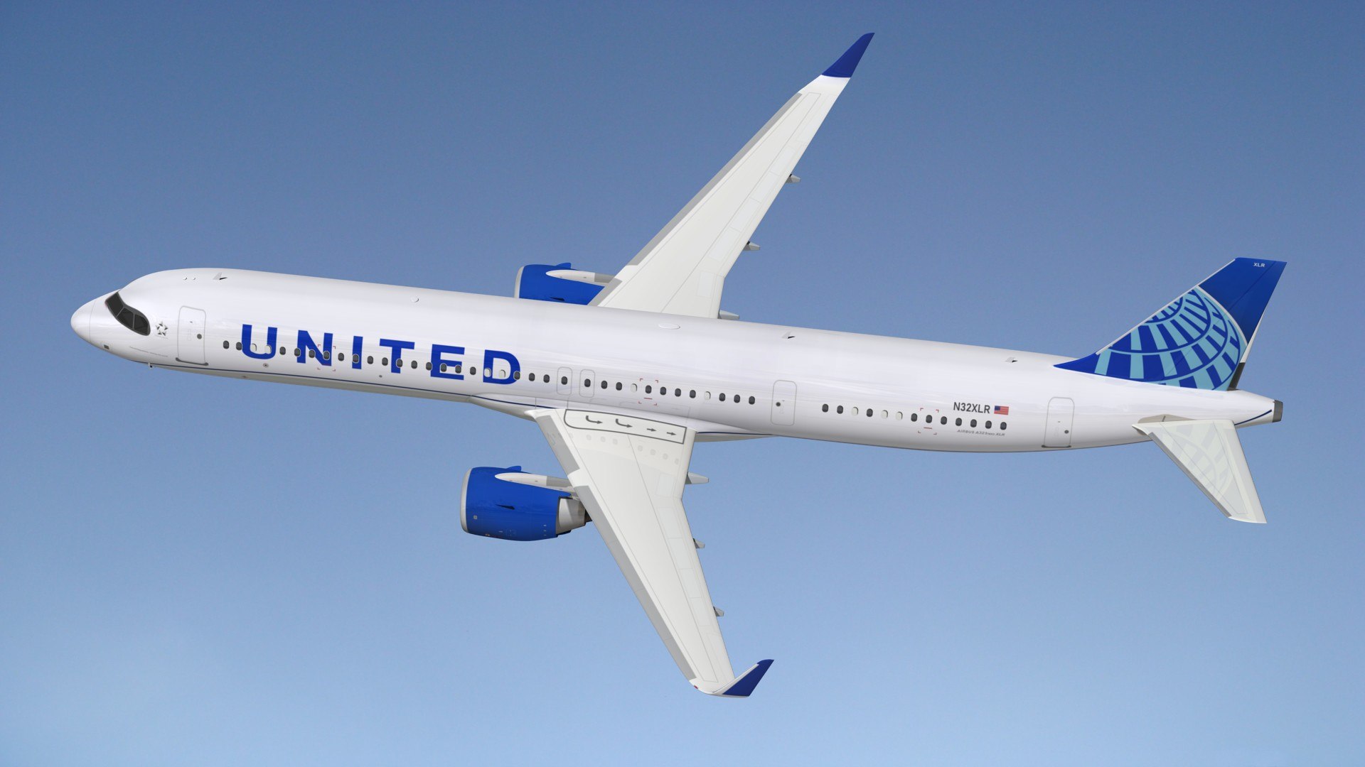 Airbus A321 XLR United Airlines Model - TurboSquid 2161802