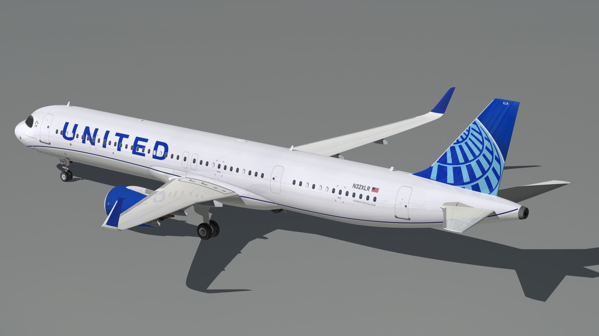 Airbus A321 XLR United Airlines Model - TurboSquid 2161802