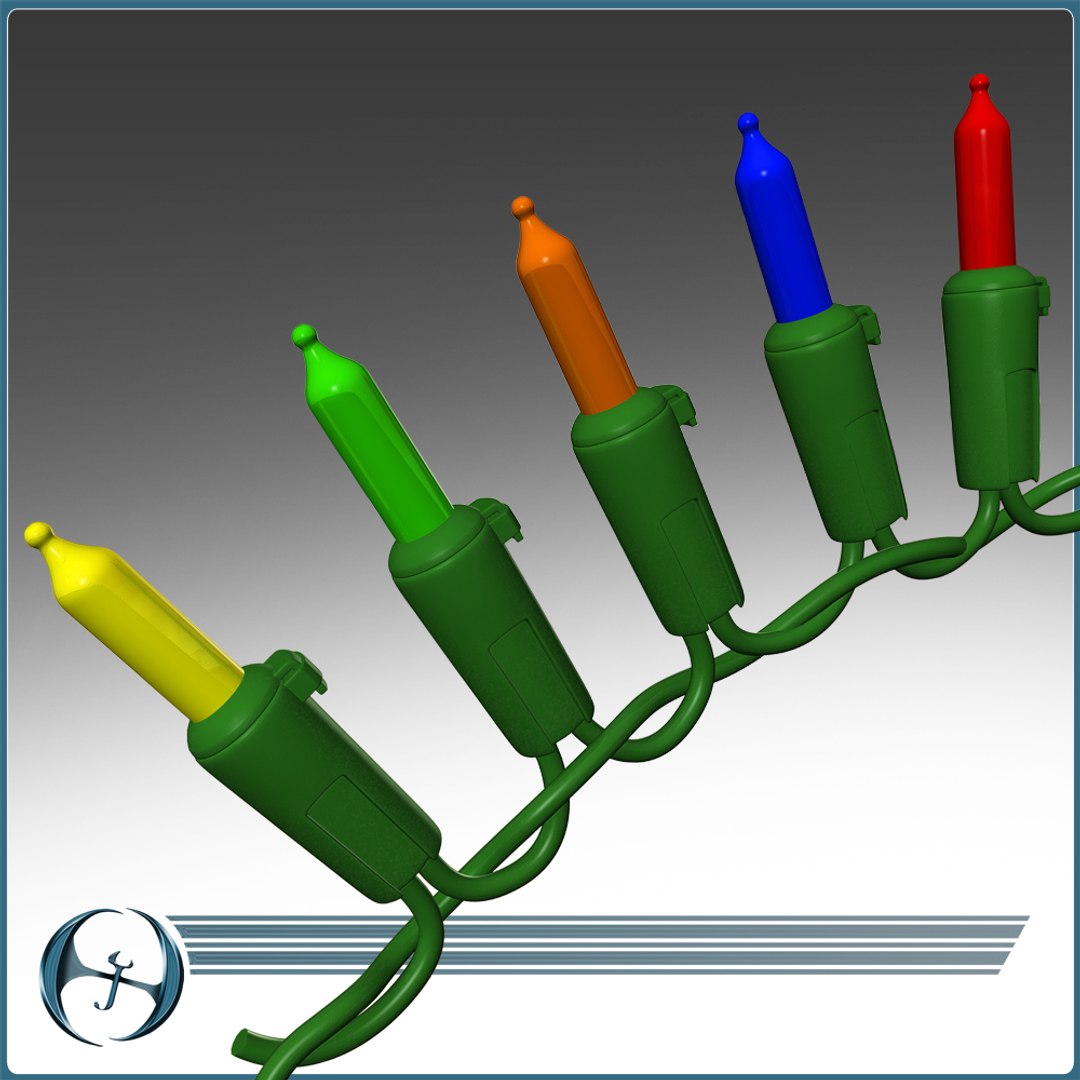 Christmas Lights 3d Model