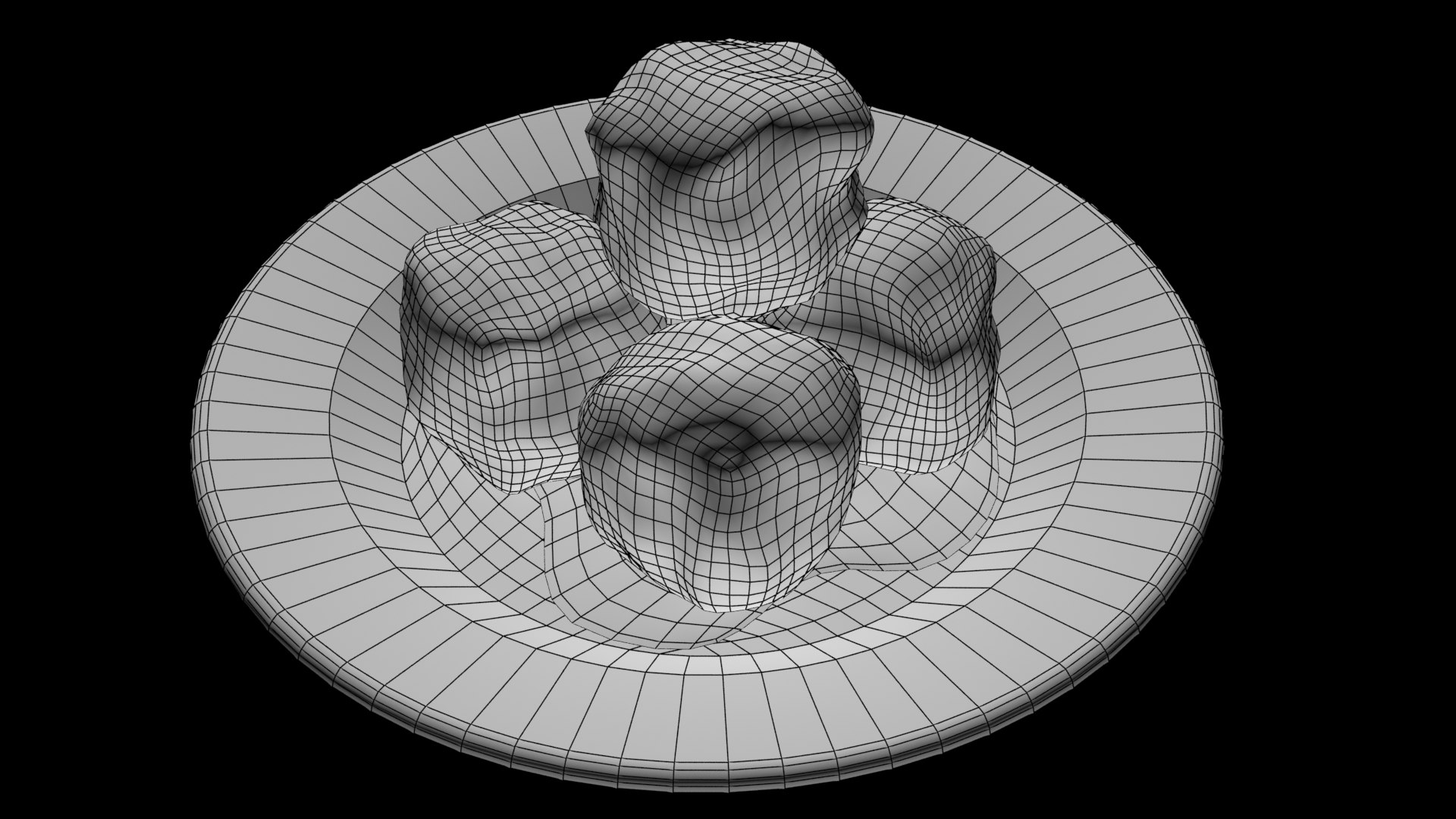 3D Steamed Meatballs - TurboSquid 1923647