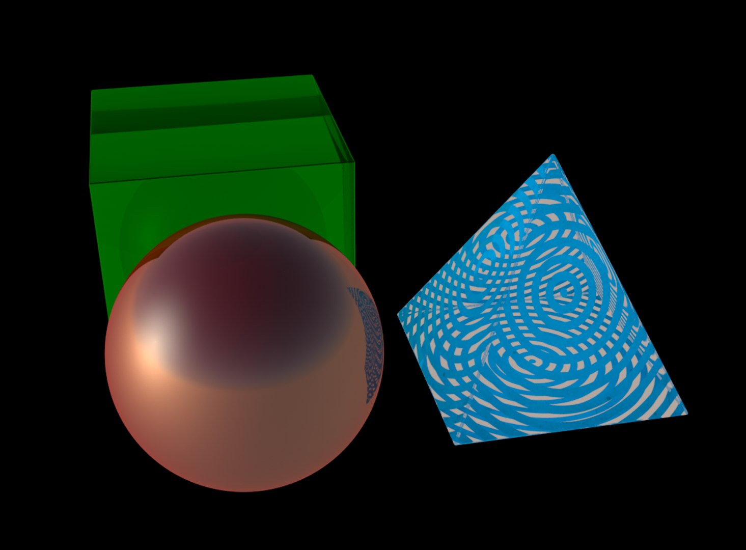 Square Sphere Pyramid Model - TurboSquid 1362878