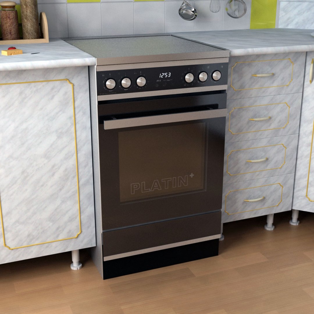 3d Model Electric Stove