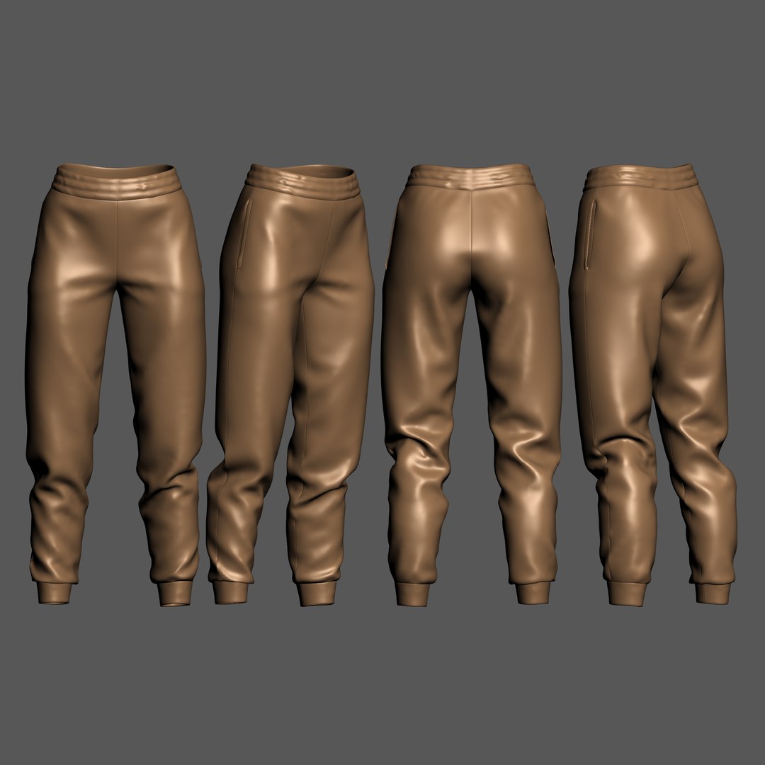 Joggers Female 3D Model - TurboSquid 1786741