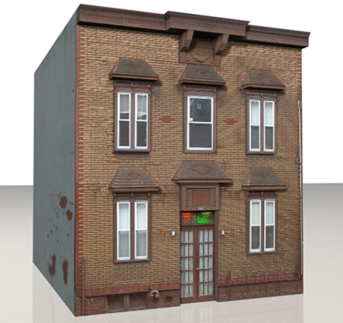 3d building urban model