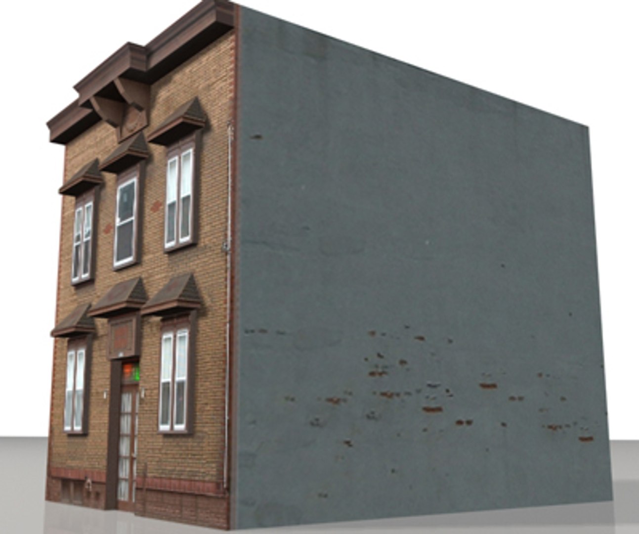 3d building urban model