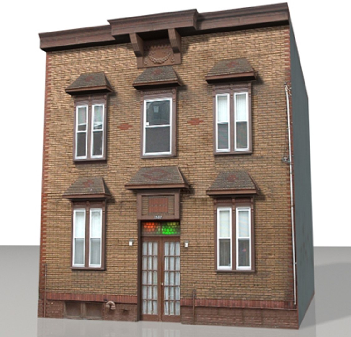 3d building urban model