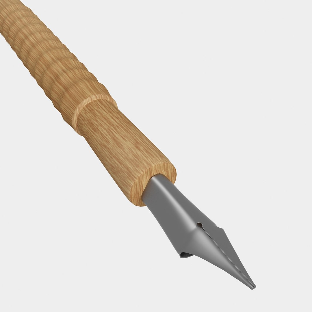 3d Fountain Pen Inkwell