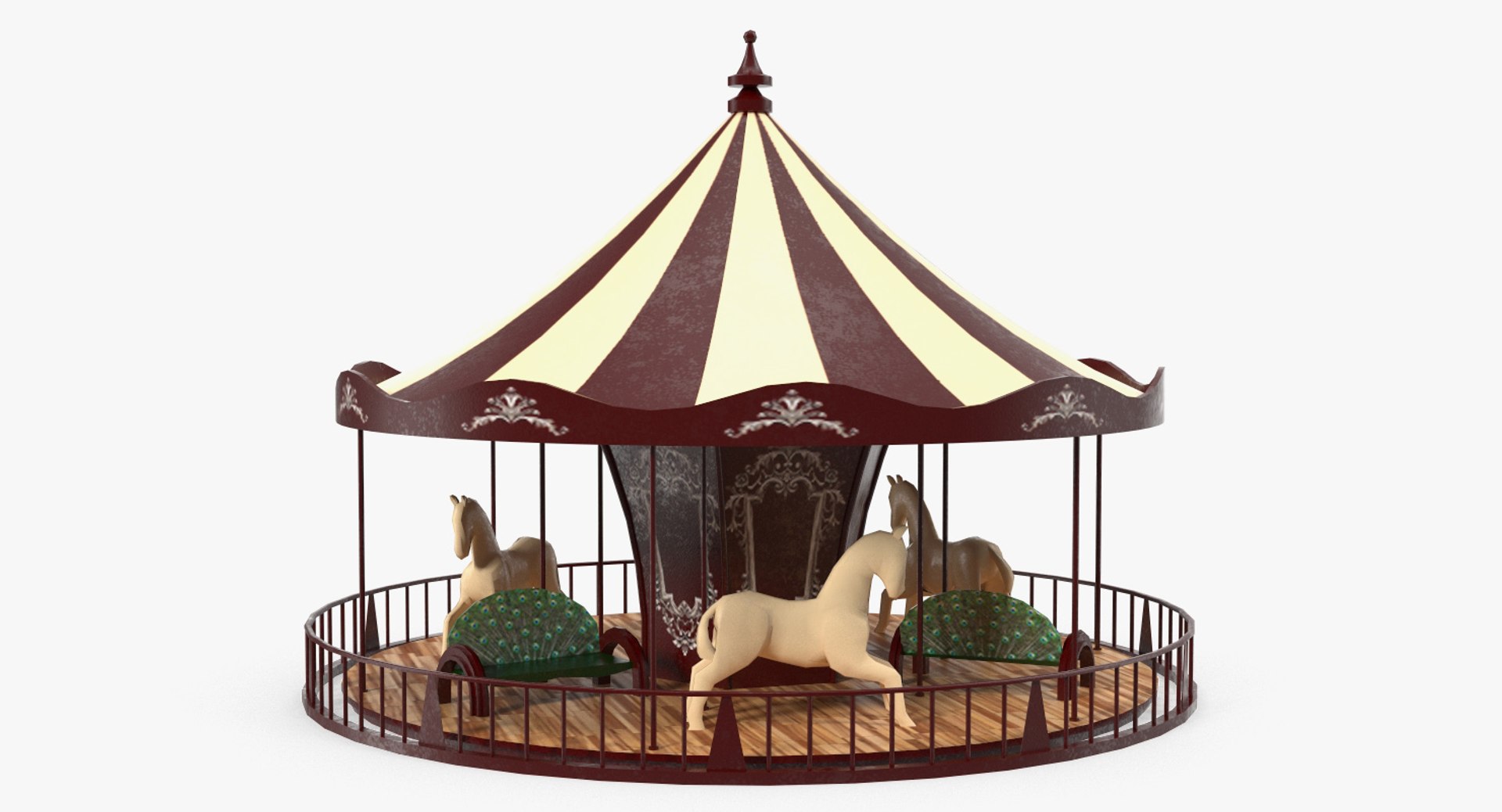 Amusement park rides model - TurboSquid 1446308