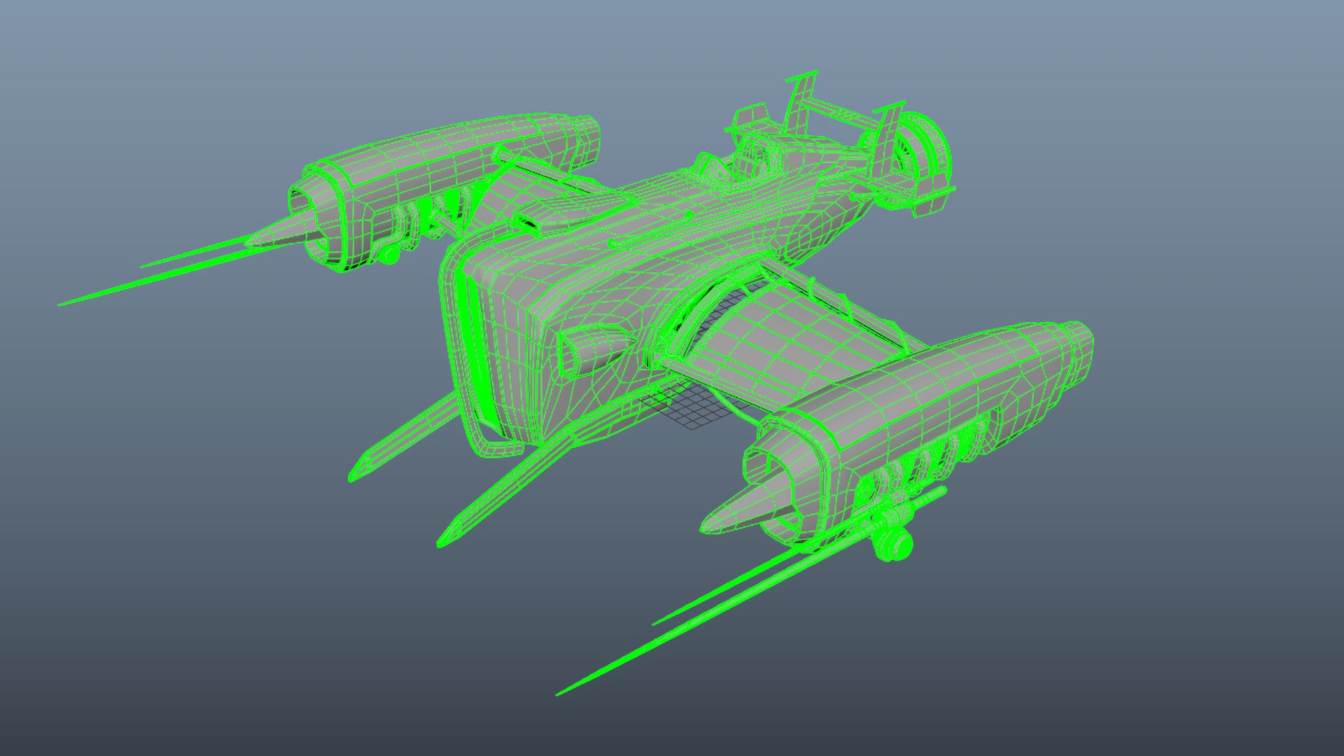 Spacecraft Racer 3D Model - TurboSquid 1408093