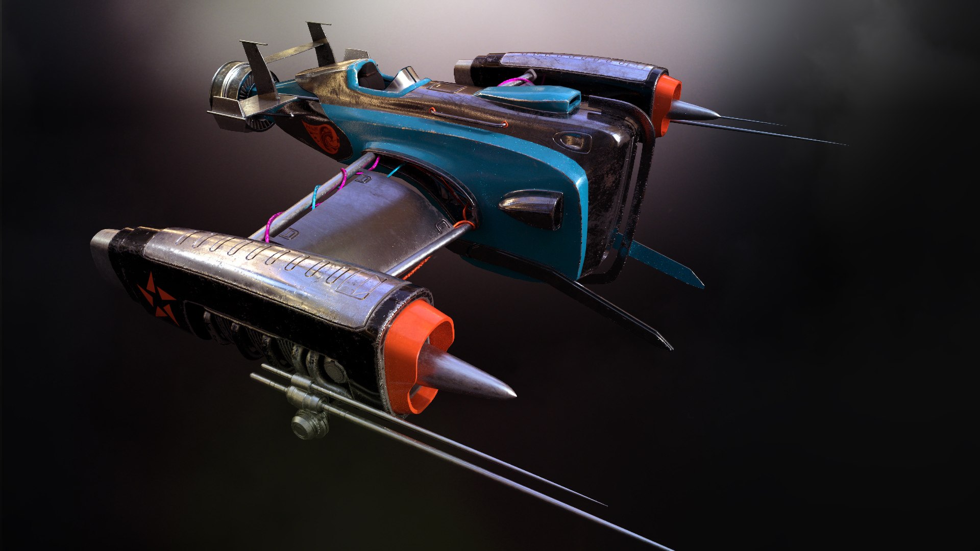 Spacecraft Racer 3D Model - TurboSquid 1408093