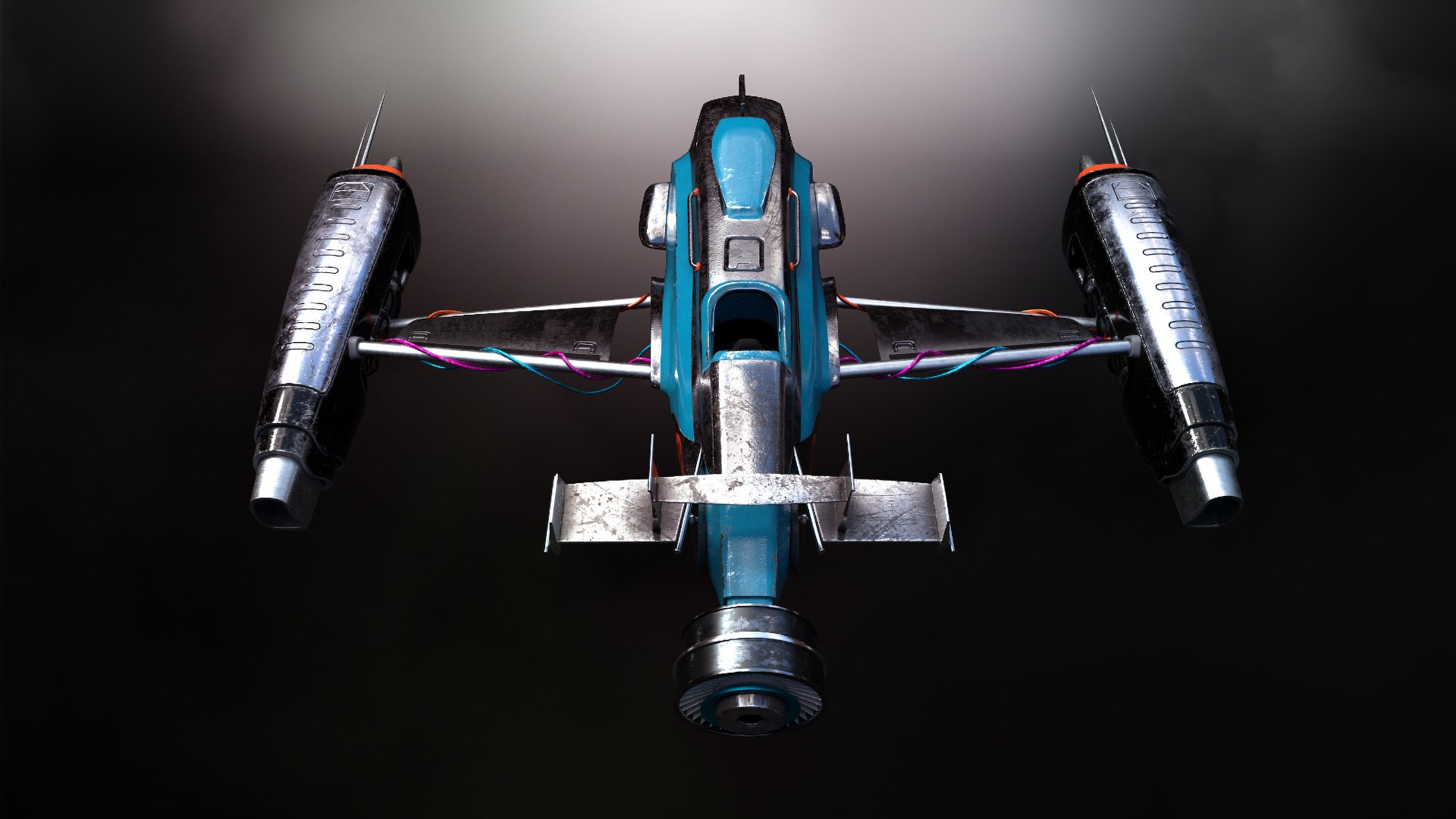 Spacecraft Racer 3D Model - TurboSquid 1408093