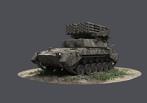 63a amphibious tank tracked vehicle 3D model - TurboSquid 1645411