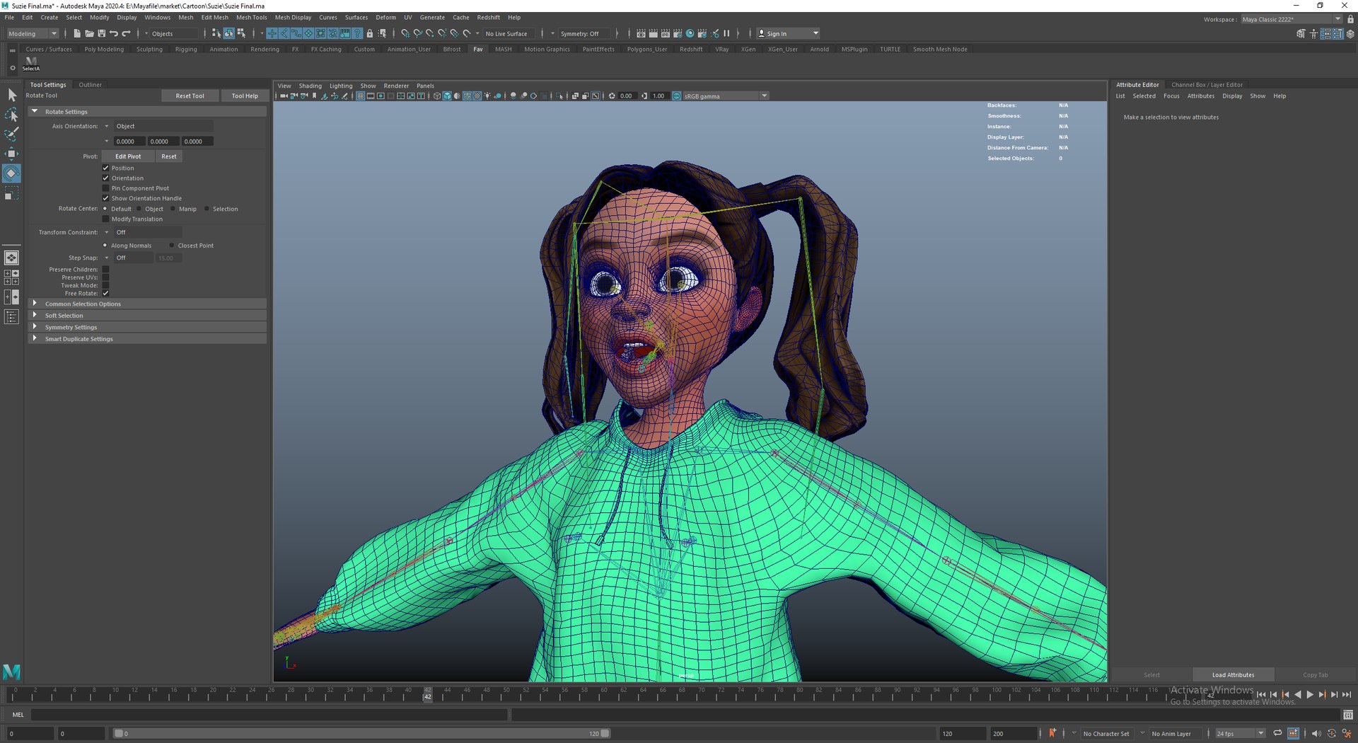 3D Game Stylized Cartoon Girl 3d Model Model - TurboSquid 2190966