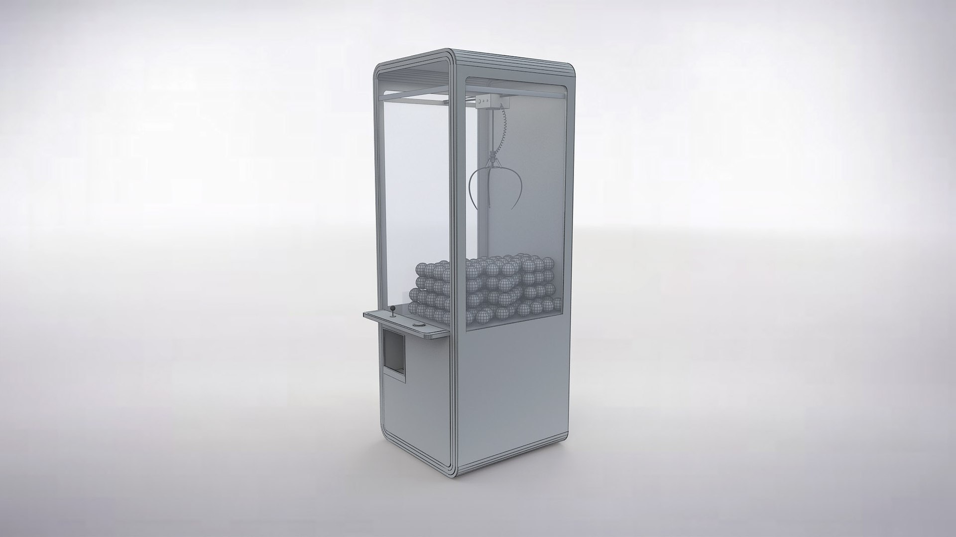 Claw Machine For Events Exhibition And Carnival Roadshow 3D Model 3D ...