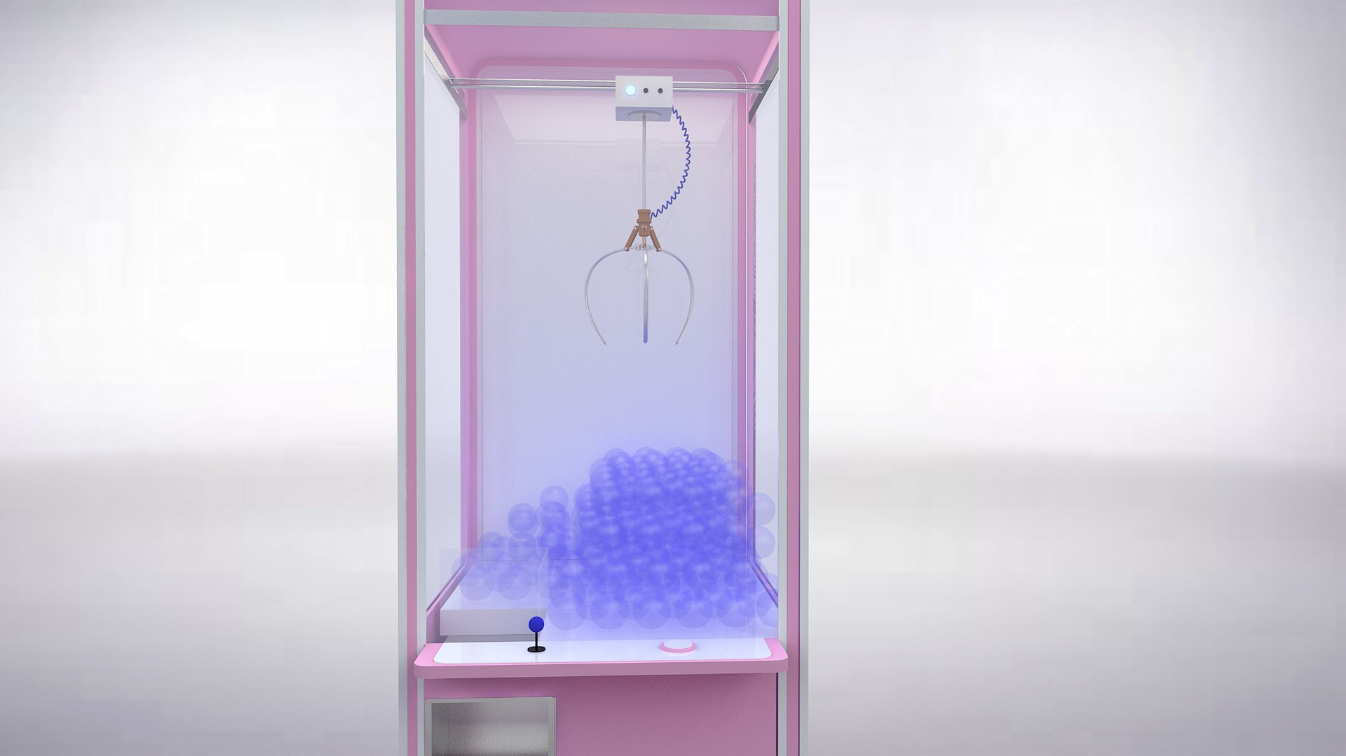 Claw Machine For Events Exhibition And Carnival Roadshow 3D Model 3D ...