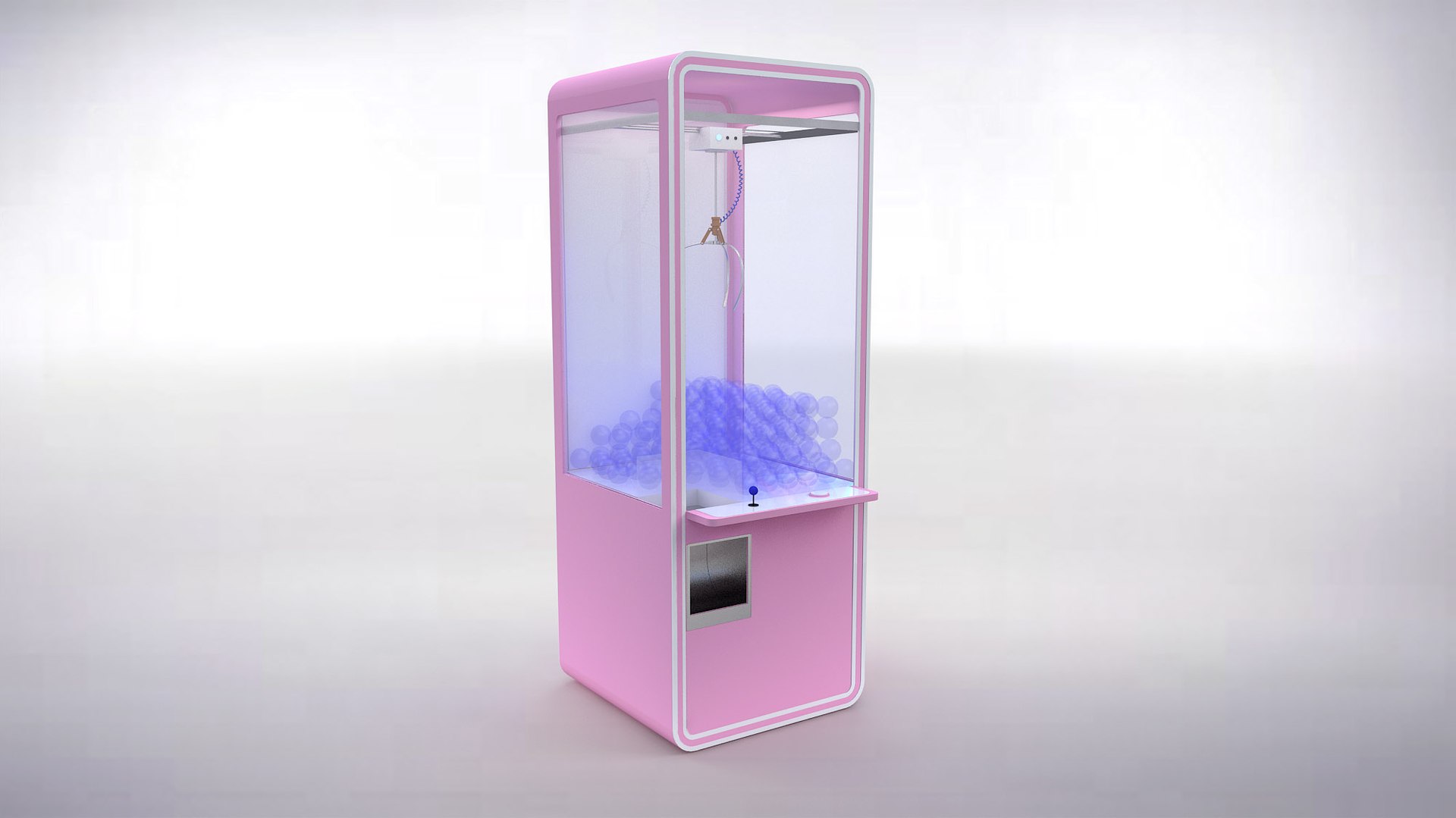 Claw Machine For Events Exhibition And Carnival Roadshow 3D Model 3D ...