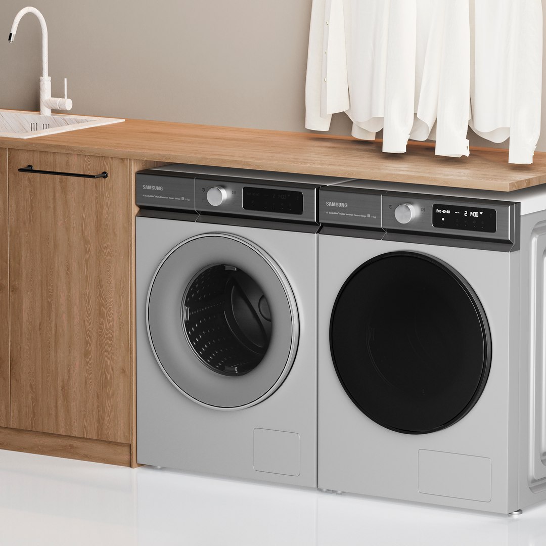 3D Model Laundry Room Furniture 1 - TurboSquid 2344512
