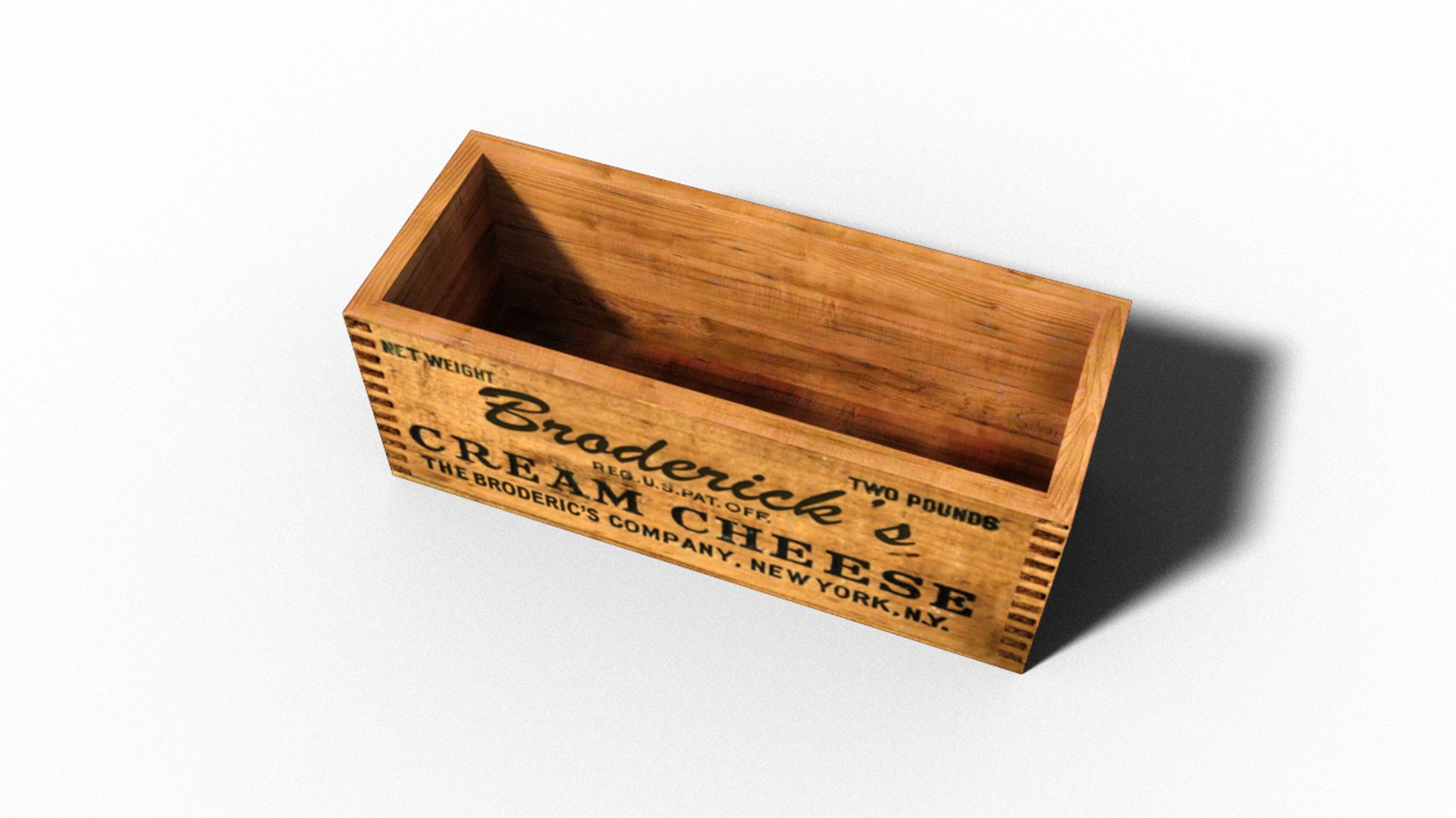 Vintage Cheese Box 3D Model - TurboSquid 1426608