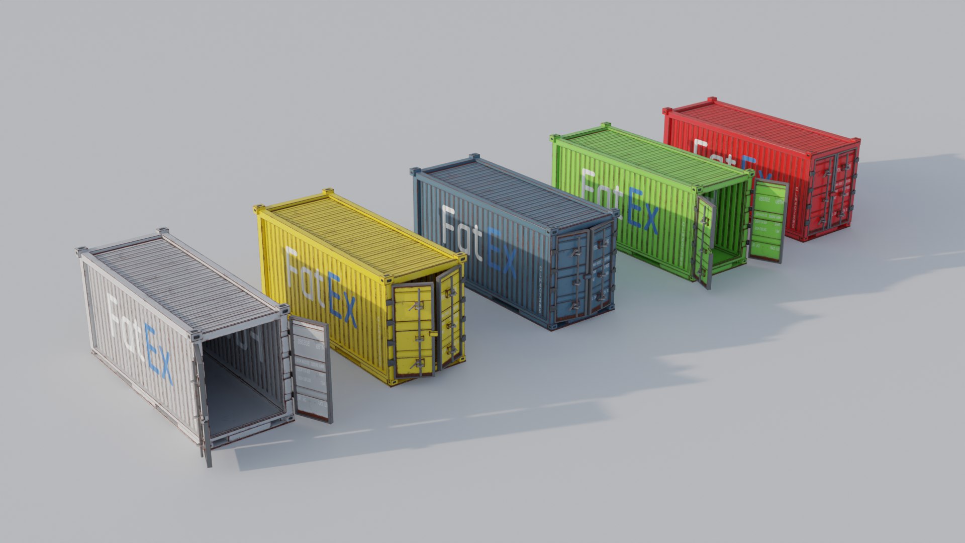 3D Cargo Container 3D Model Model - TurboSquid 1989897