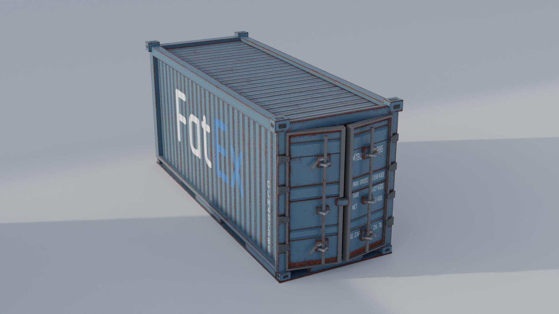 3D Cargo Container 3D Model Model - TurboSquid 1989897